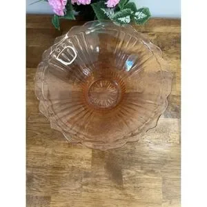 Anchor Hocking | Dining | Vintage Anchor Hocking Mayfair Open Rose Pink ...